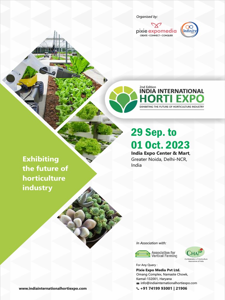 Brochure India International Horti Expo | PDF