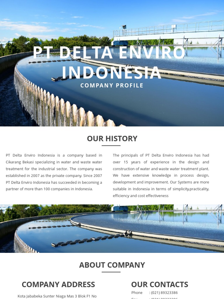 12company Profile Pt Delta Enviro Indonesia Pt Dei Pdf