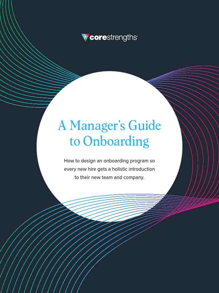 A Managers Guide To Onboarding | PDF