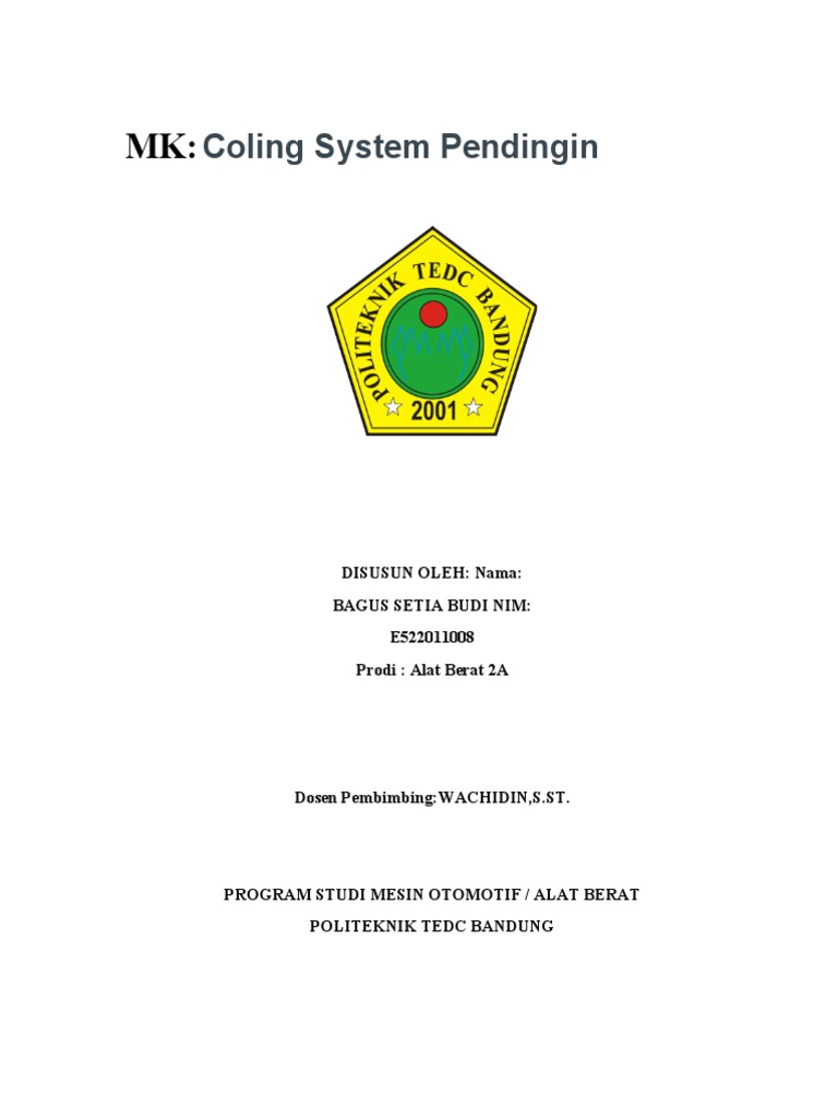 Coling System | PDF