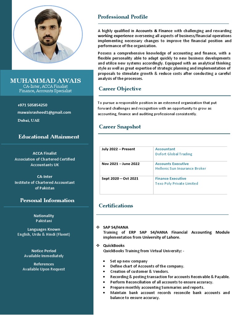 M Awais (CA-inter, ACCA Finalist) | PDF | Banks | Accounting