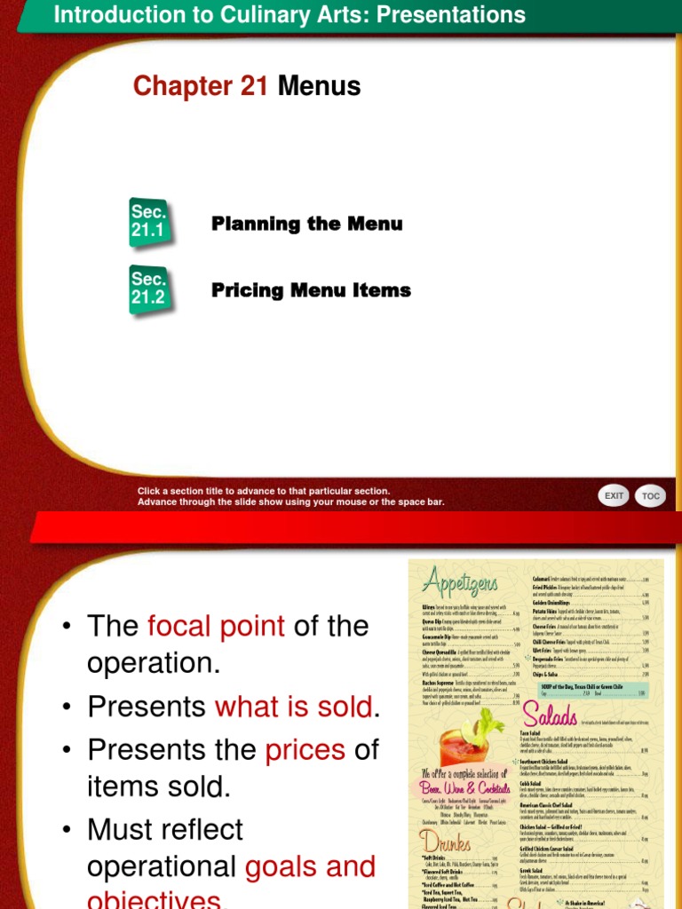 Menu Planning & Pricing Guide | PDF