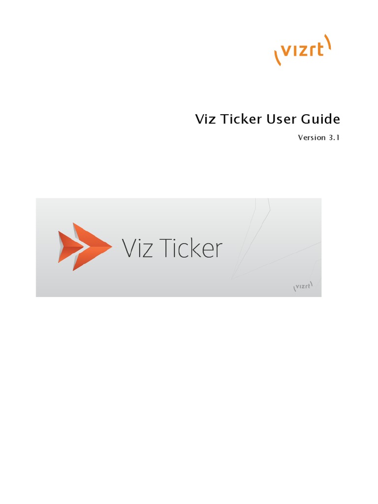 Viz Ticker Guide 3.1 | PDF
