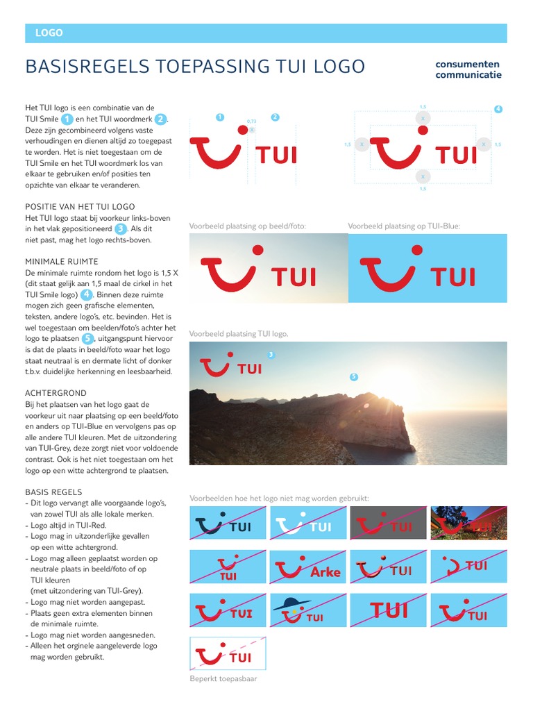 TUI Logo Manual | PDF