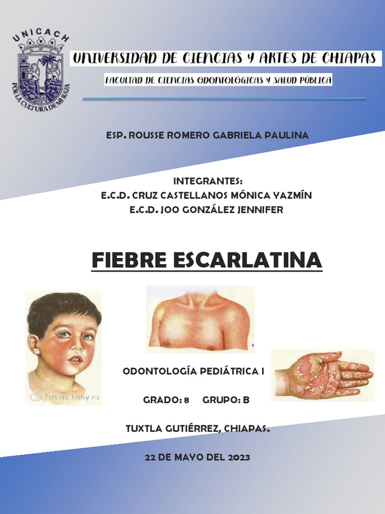 Fiebre Escarlatina | PDF