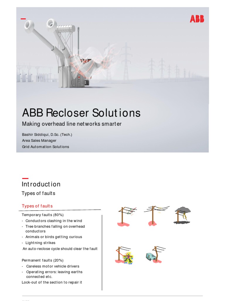ABB Medium Voltage Reclosers | PDF