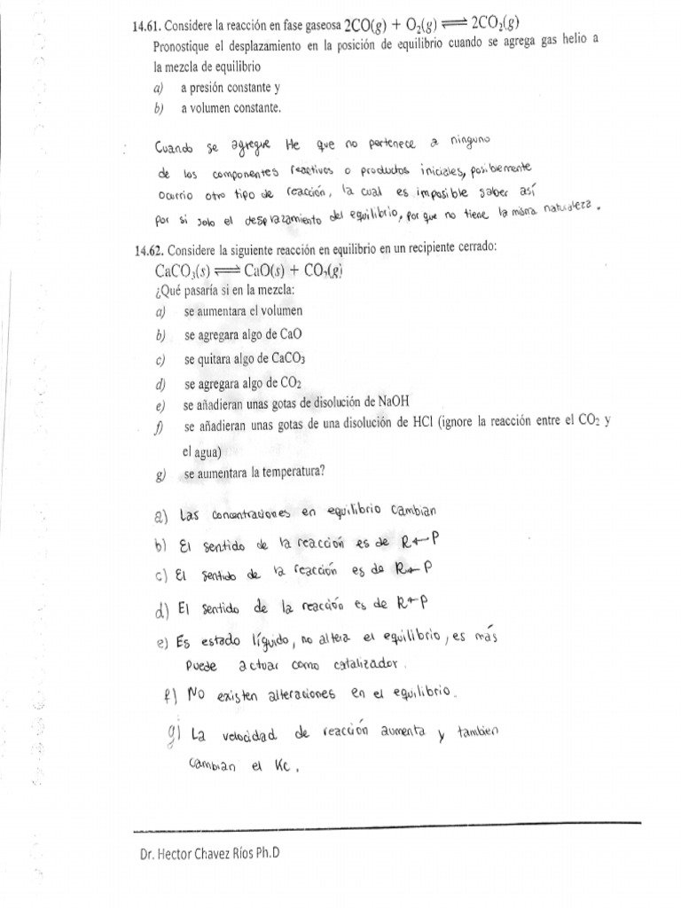 Proyecto QMC | PDF | Equilibrio químico | Física