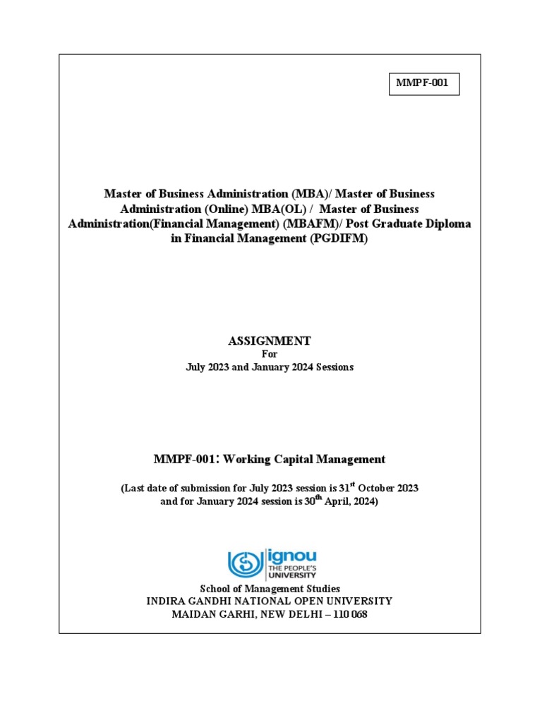 MMPF 001 | PDF | Business