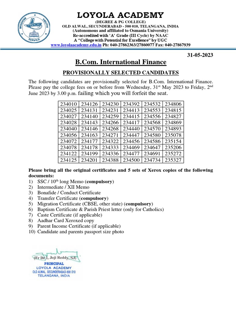 Today List | PDF | Educational Stages | Qualifications