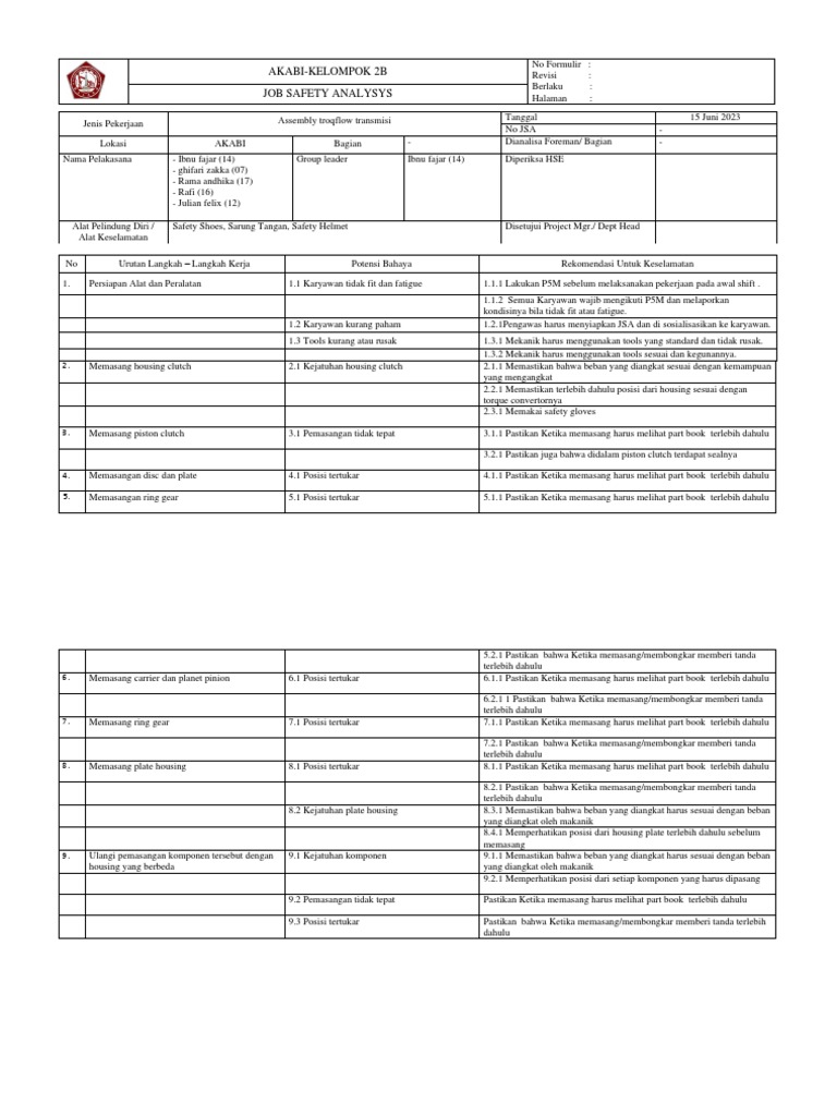 FAJAR PDF Troqflow Transmisi | PDF