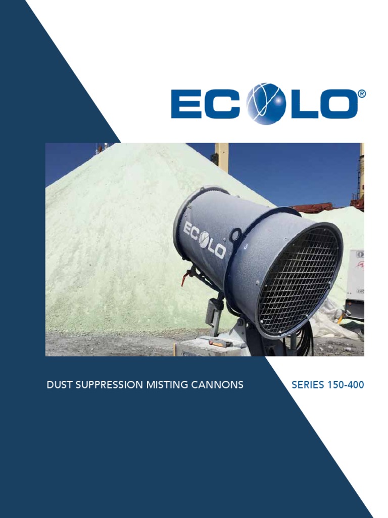 Ecolo Mist Cannon Catalogue Dust 2017 | PDF | Pump | Trailer (Vehicle)