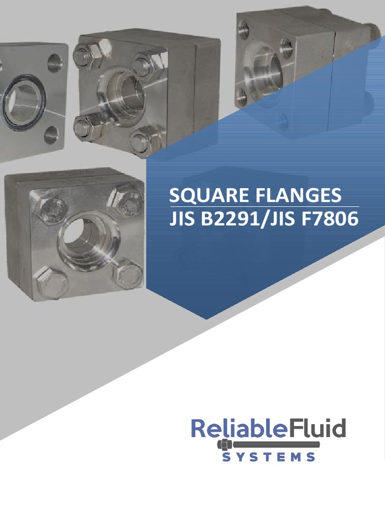 Square Flanges JIS B2291-JIS F7806 | PDF
