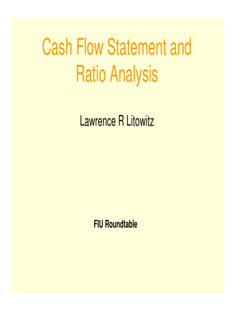 Li To Witz Cashflow Revisited | PDF | Finance & Money Management
