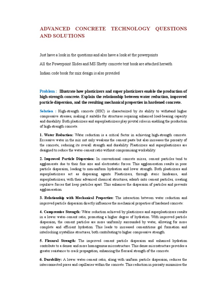 Concrete Questions and Solutions | PDF