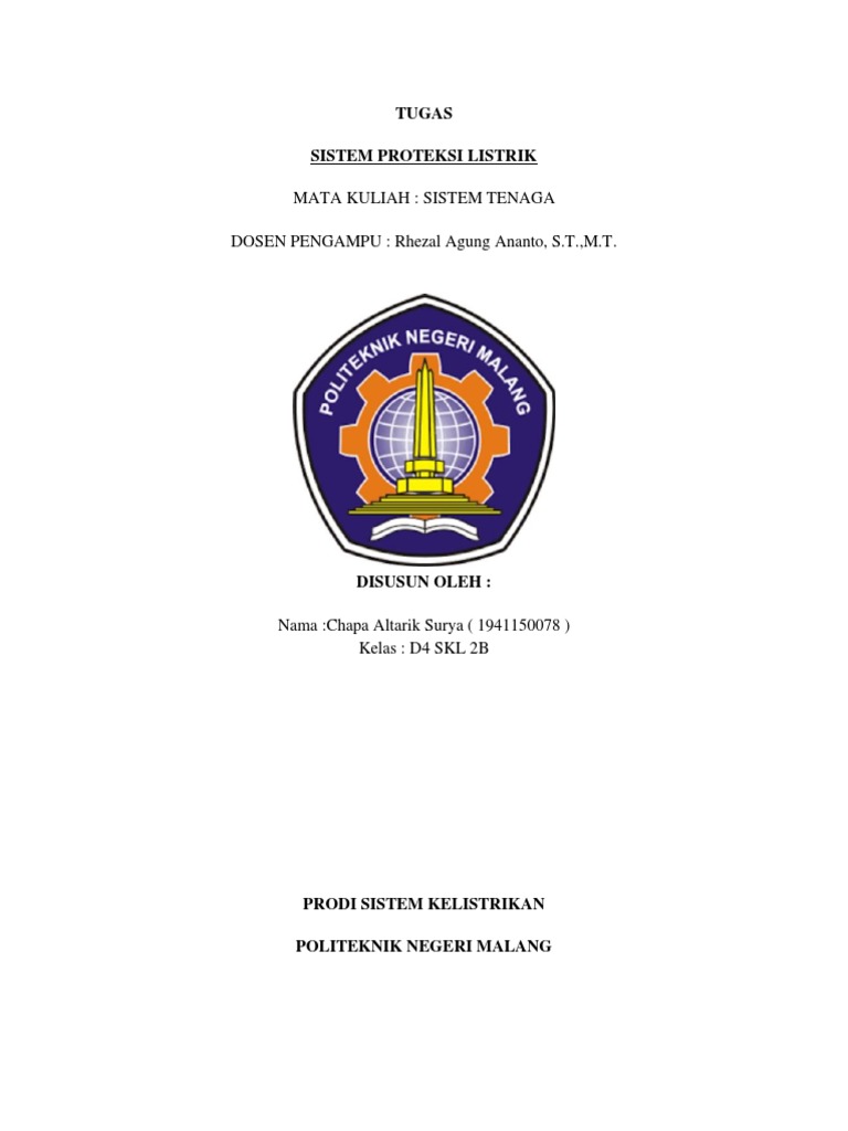 Sistem Proteksi Tenaga Listrik dan Pembangkitan | PDF