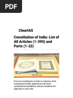 Indian Constitution Chart | PDF