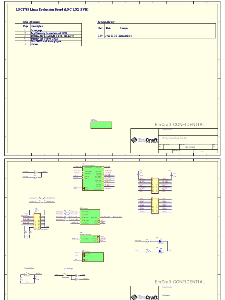 LPC LNX Evb 2 - 0 - Schem | PDF | Electronics | Computer Science