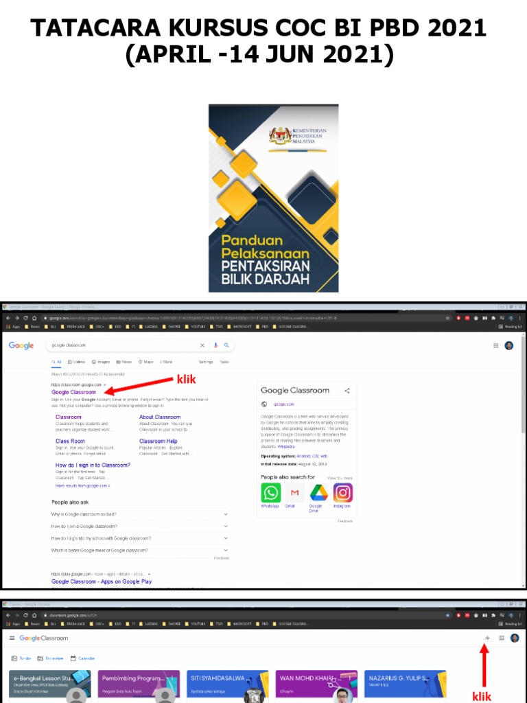 Tatacara Kursus Coc Bi PBD 2021 | PDF