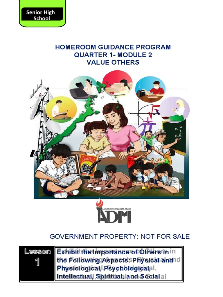 Homeroom Guidance Program Quarter 1-Module 2 Value Others: Senior High ...