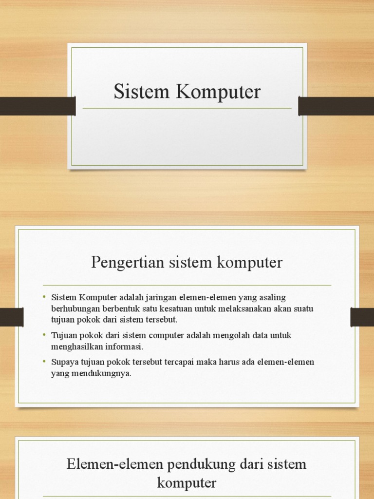 Sistem Komputer Pdf