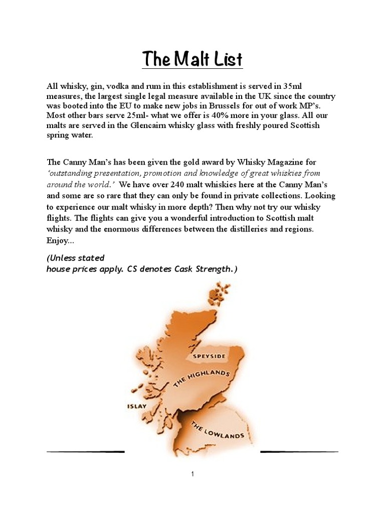 Malt List 2021 | PDF | Whisky | Scotch Whisky
