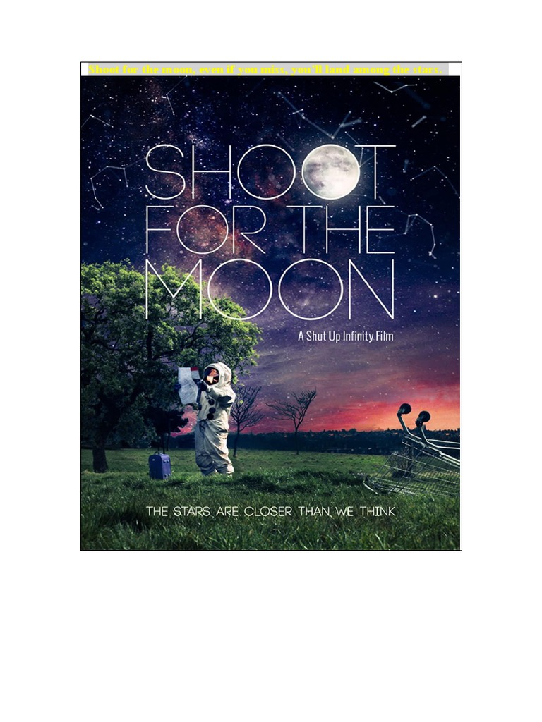 Shoot For The Moon, Even If You Miss, You'll Land Among The Stars | PDF