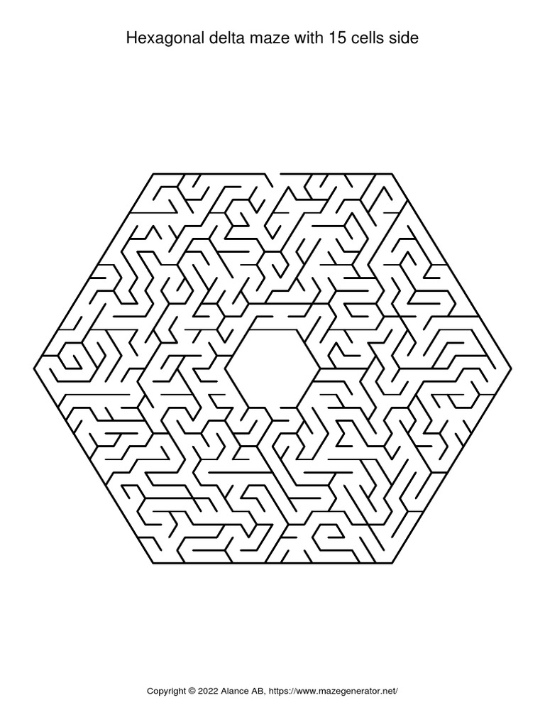Hexagonal Delta Maze Solution Guide | PDF | Teaching Methods ...