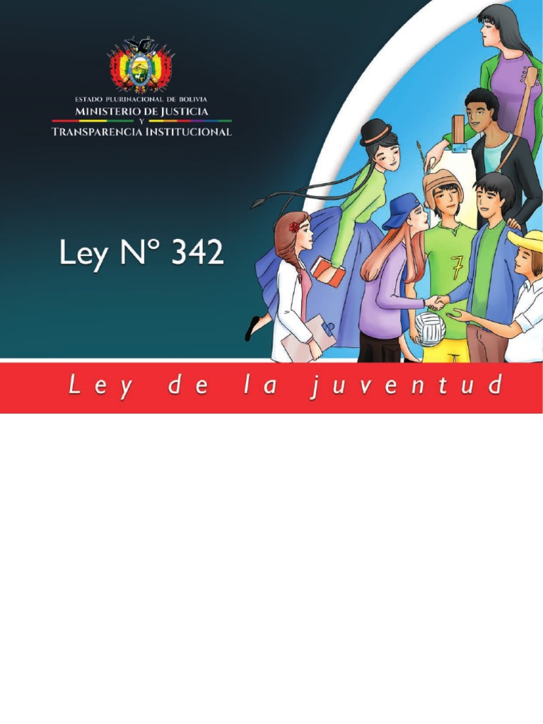 Ley de Juventud en Bolivia | PDF | Bolivia | Ministerio (Departamento de Gobierno)