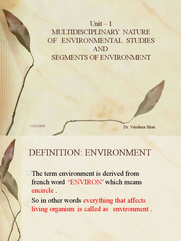 Unit - 1 Lecture 1 | PDF | Atmosphere Of Earth | Natural Environment Unit - 1 Lecture 1 | PDF | Atmosphere Of Earth | Natural Environment