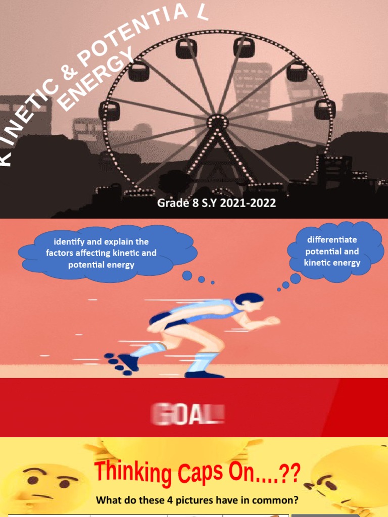 Kinetic and Potential Energy | PDF