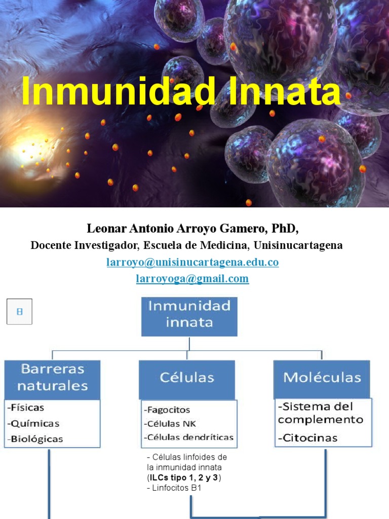 Inmunidad Innata - PAMPs, DAMPs y PRRs | PDF