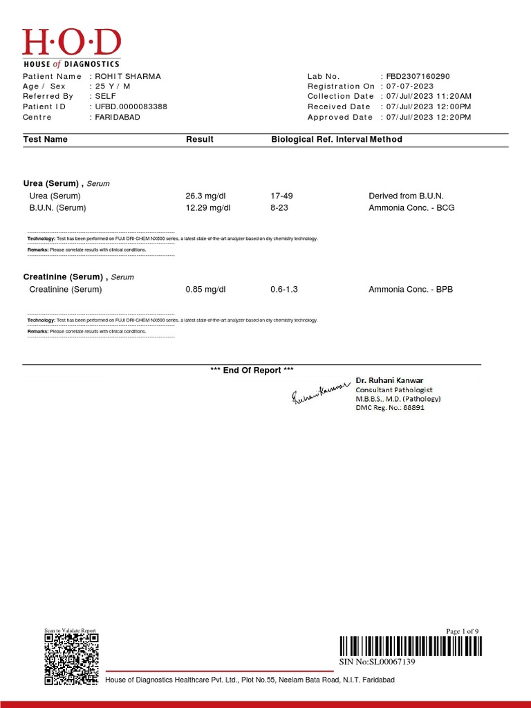 Medical Reports | PDF