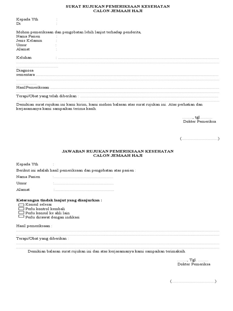 Surat Rujuk Balik | PDF