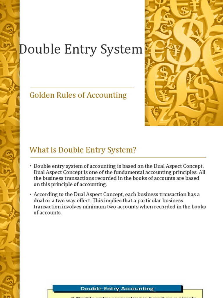 Double Entry System 11i | PDF