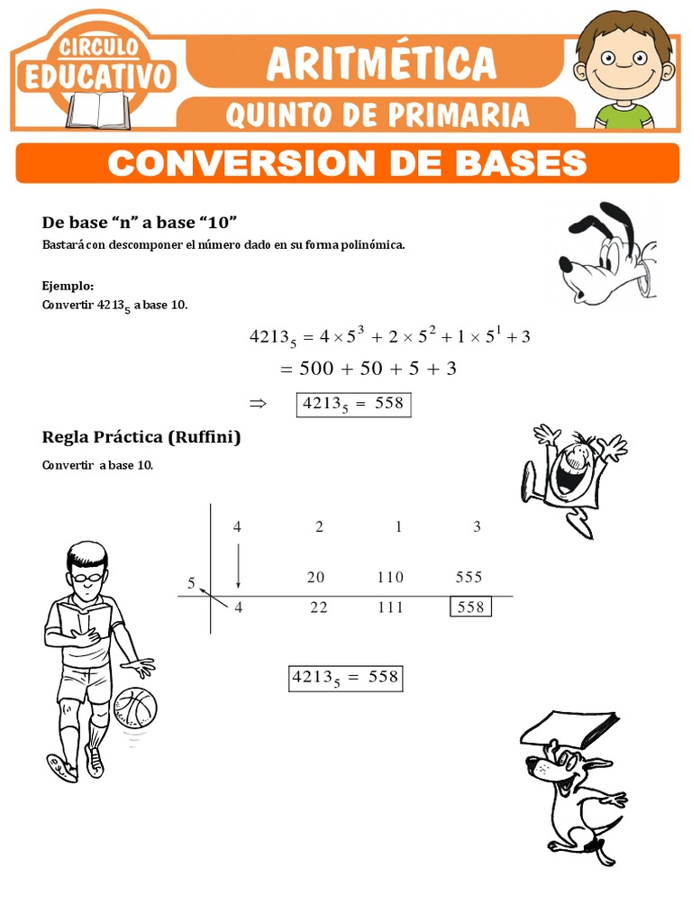 Conversión de Números a Base 10 | PDF