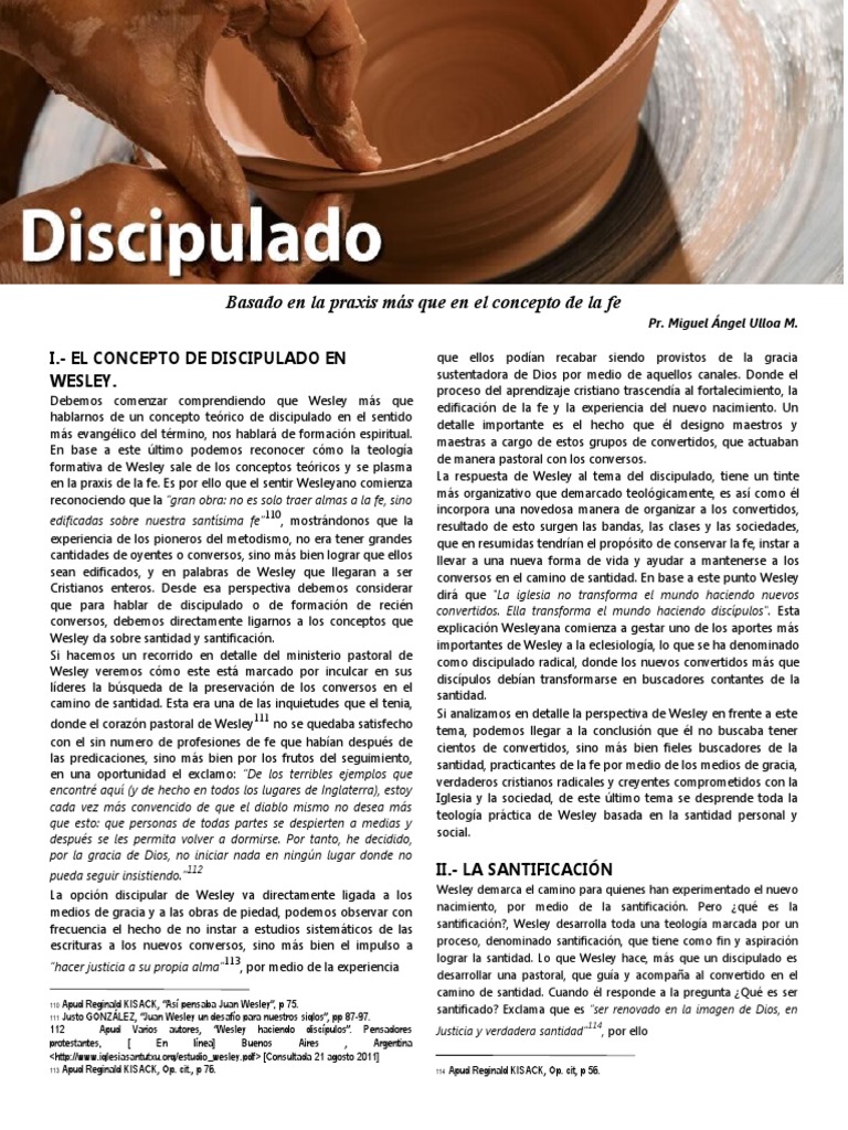 El Concepto de Discipulado en Wesley - Miguel Ángel Ulloa M. | PDF ...