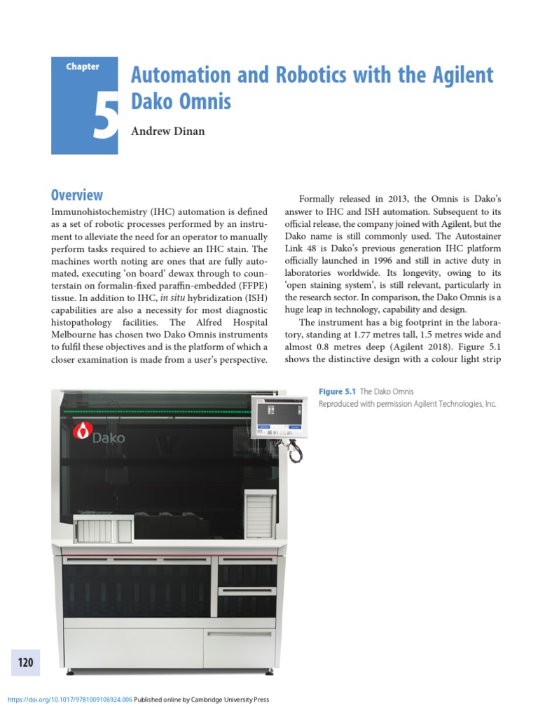 Dako Omnis Automation and Robotics With The Agilent Dako Omnis ...