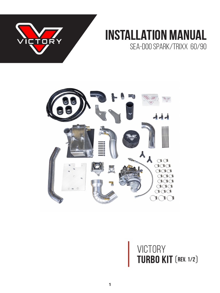161 en Installation Manual Victory Turbo Kit For Sea Doo Spark ...