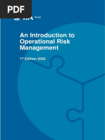 ORX Reference Taxonomy Summary Report | PDF | Risk | Fraud