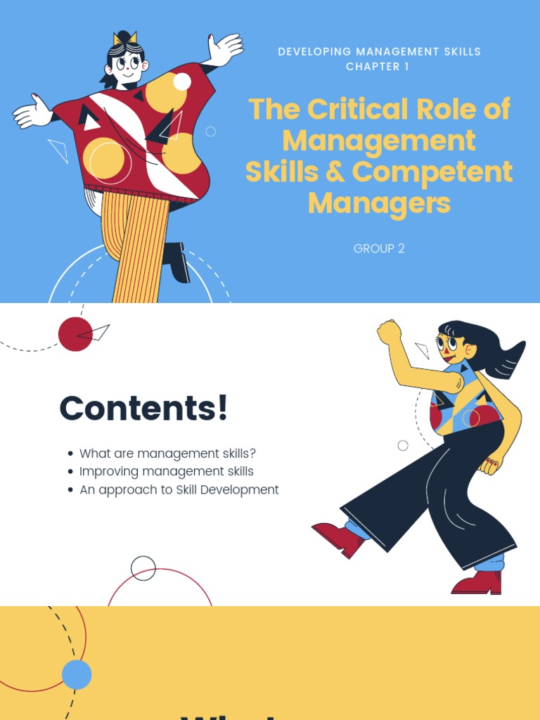 Group 2 - Improving and Developing Management Skills | PDF