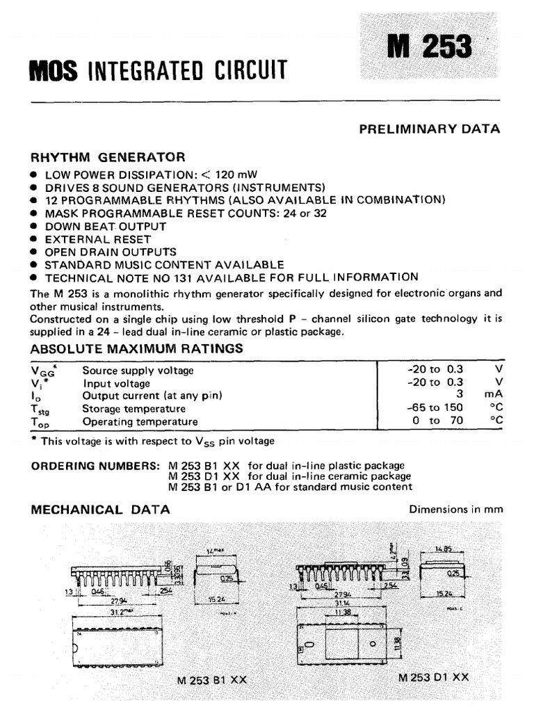 m253 Rhytm Generator | PDF