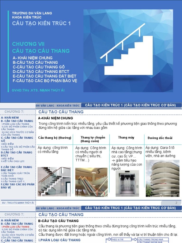 Chương7-Cau Tao Cau Thang | PDF