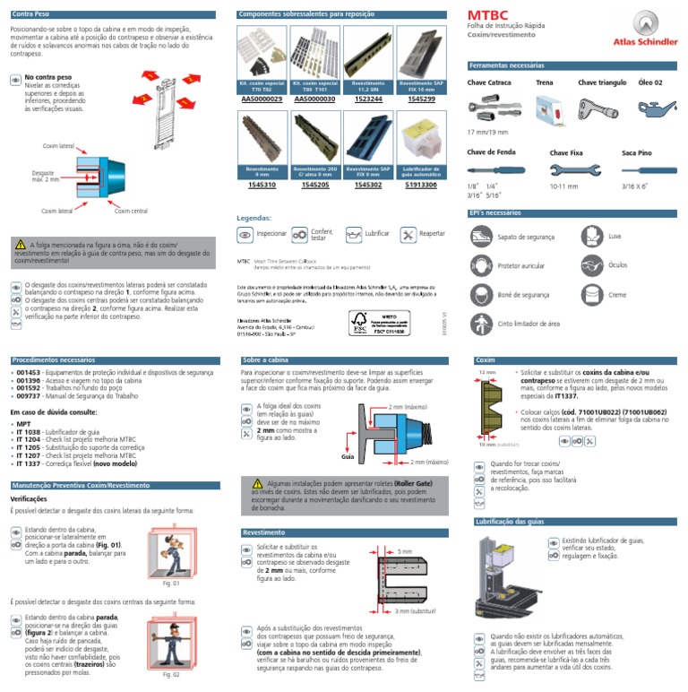 MTBC - Coxim & Revestimento | PDF