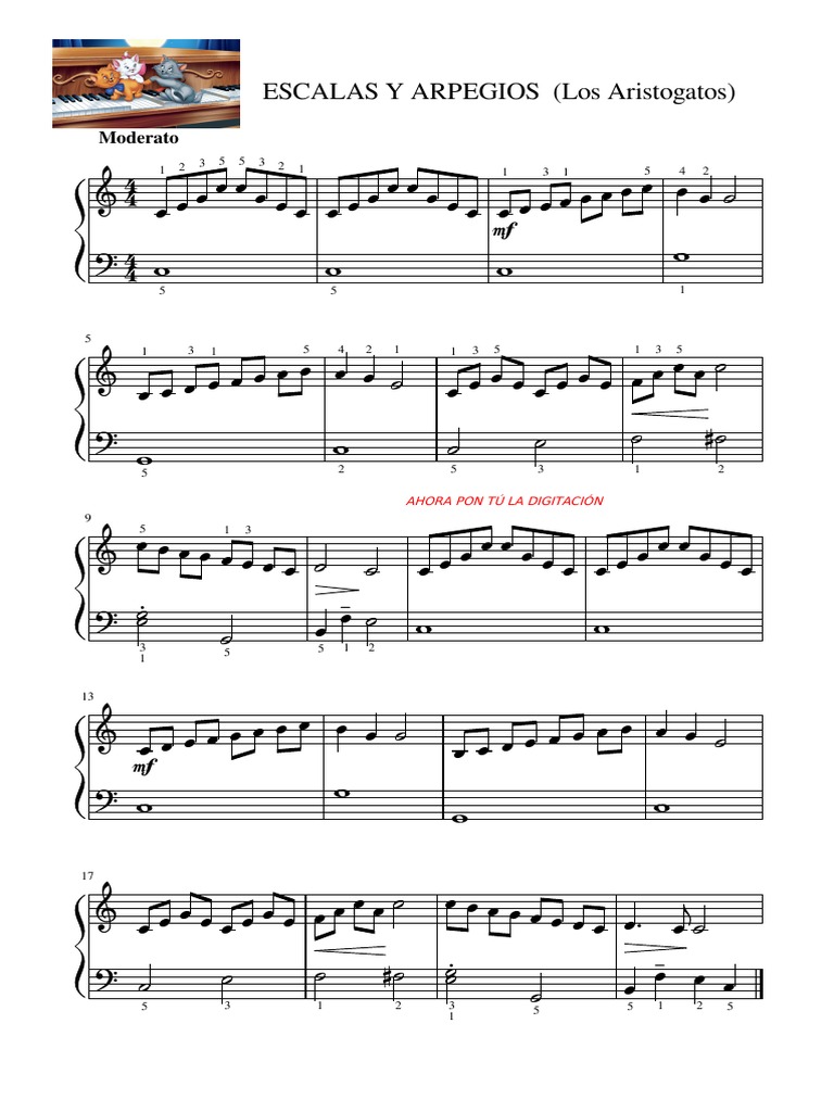 Escalas y Arpegios | PDF