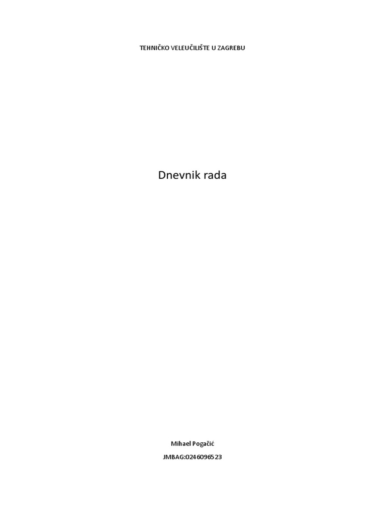 Dnevnik Rada | PDF