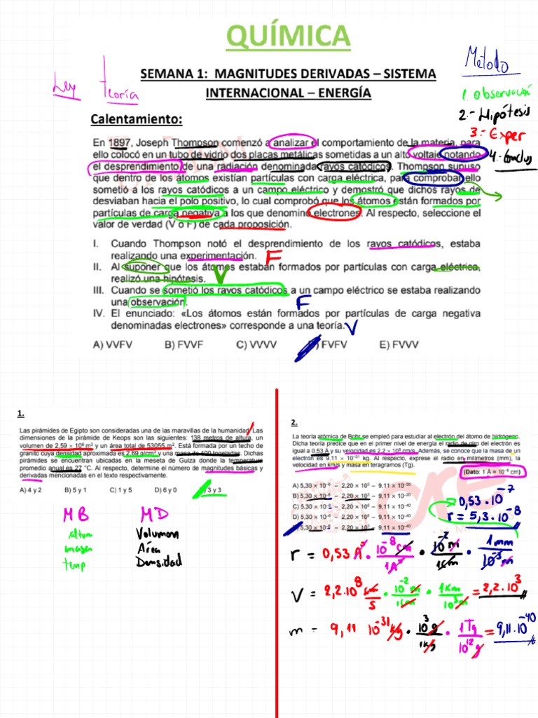 Quimica Sem1 Pre SM | PDF Quimica Sem1 Pre SM | PDF
