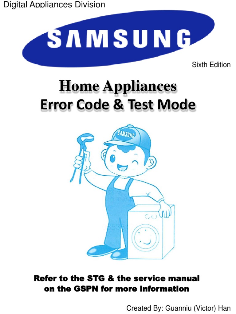 Code Samsung 6th | PDF | Washing Machine | Relay