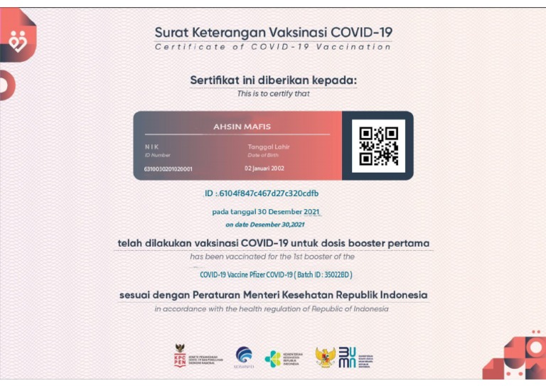 Vaksin 3 Boster | PDF