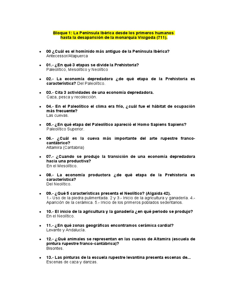 Preguntas Cortas Tema 5 | PDF