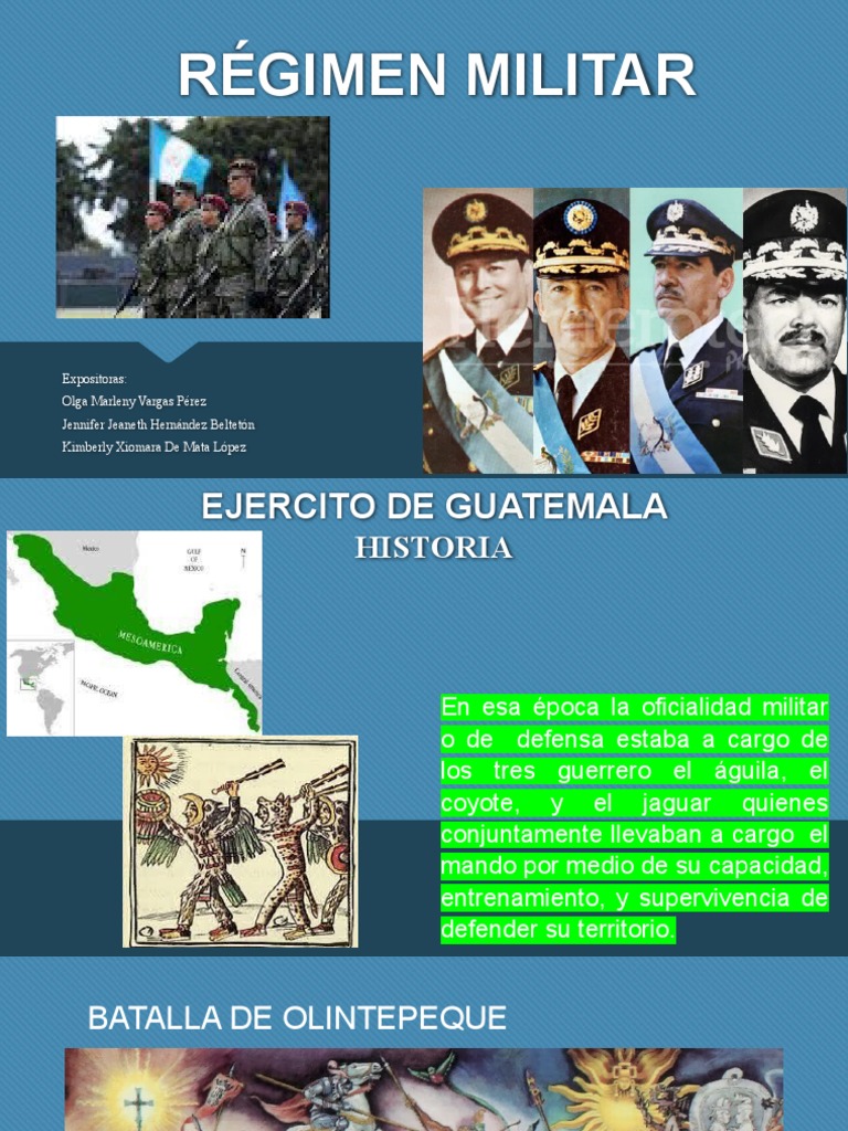 Régimen Militar | PDF | Guatemala | Militar